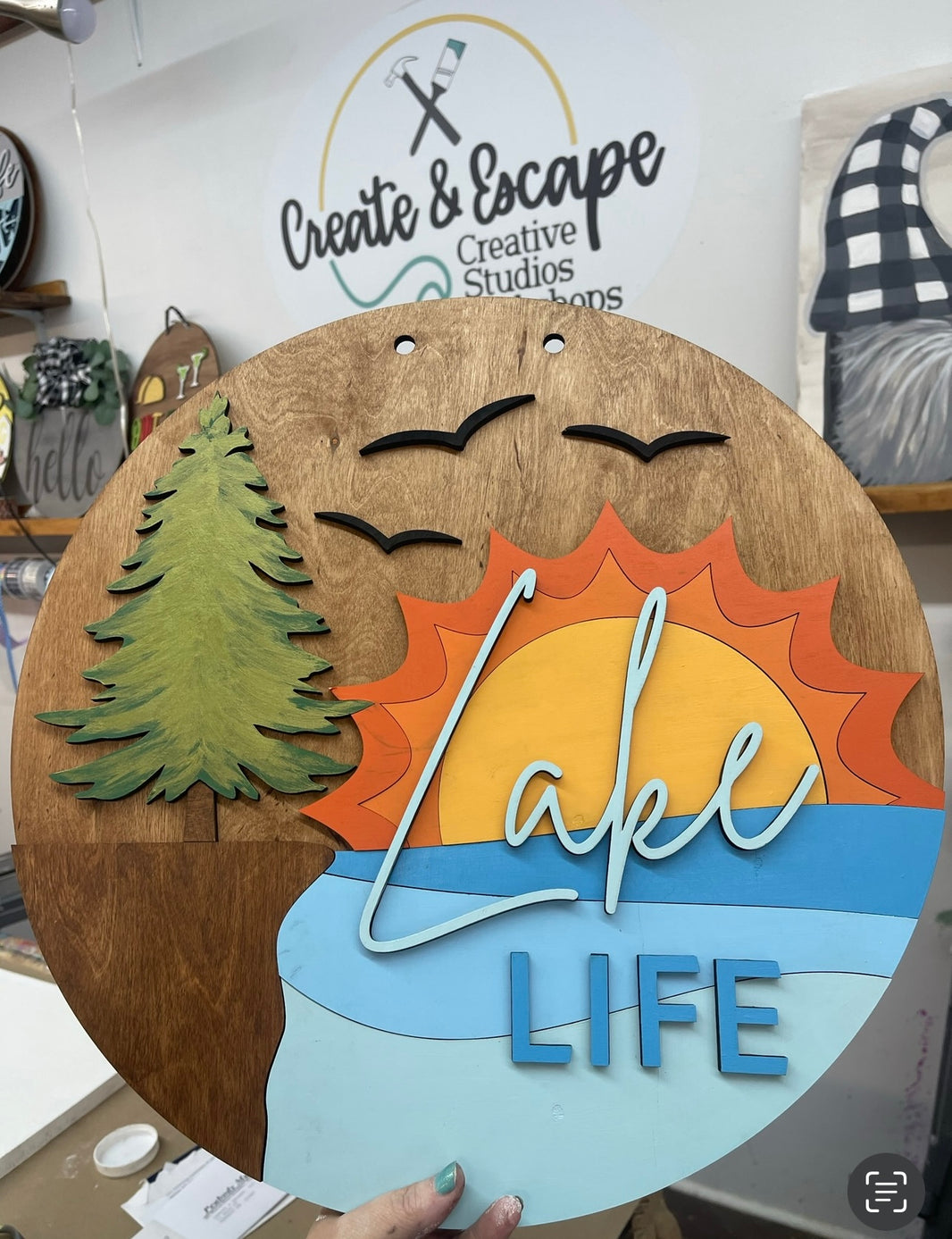 3D Wood Signs – Create & Escape Creative Studio / DIY Workshops