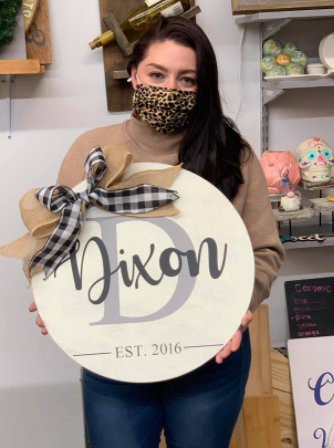 Classic Family [NAME] Est [DATE] with lines | Design #423 Bow is an op ...